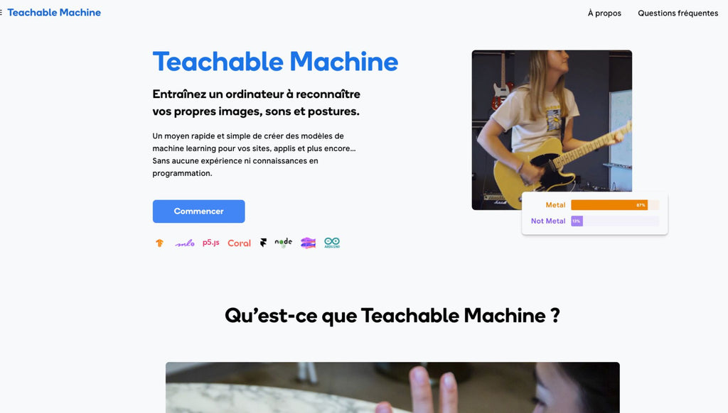 Teachable Machine – ia.cool